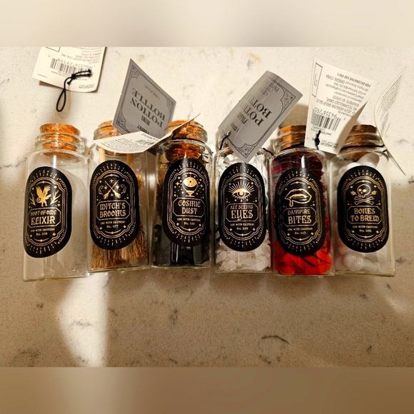Other | Target Bullseye Playground Halloween Mini Potion Bottles 224 ...